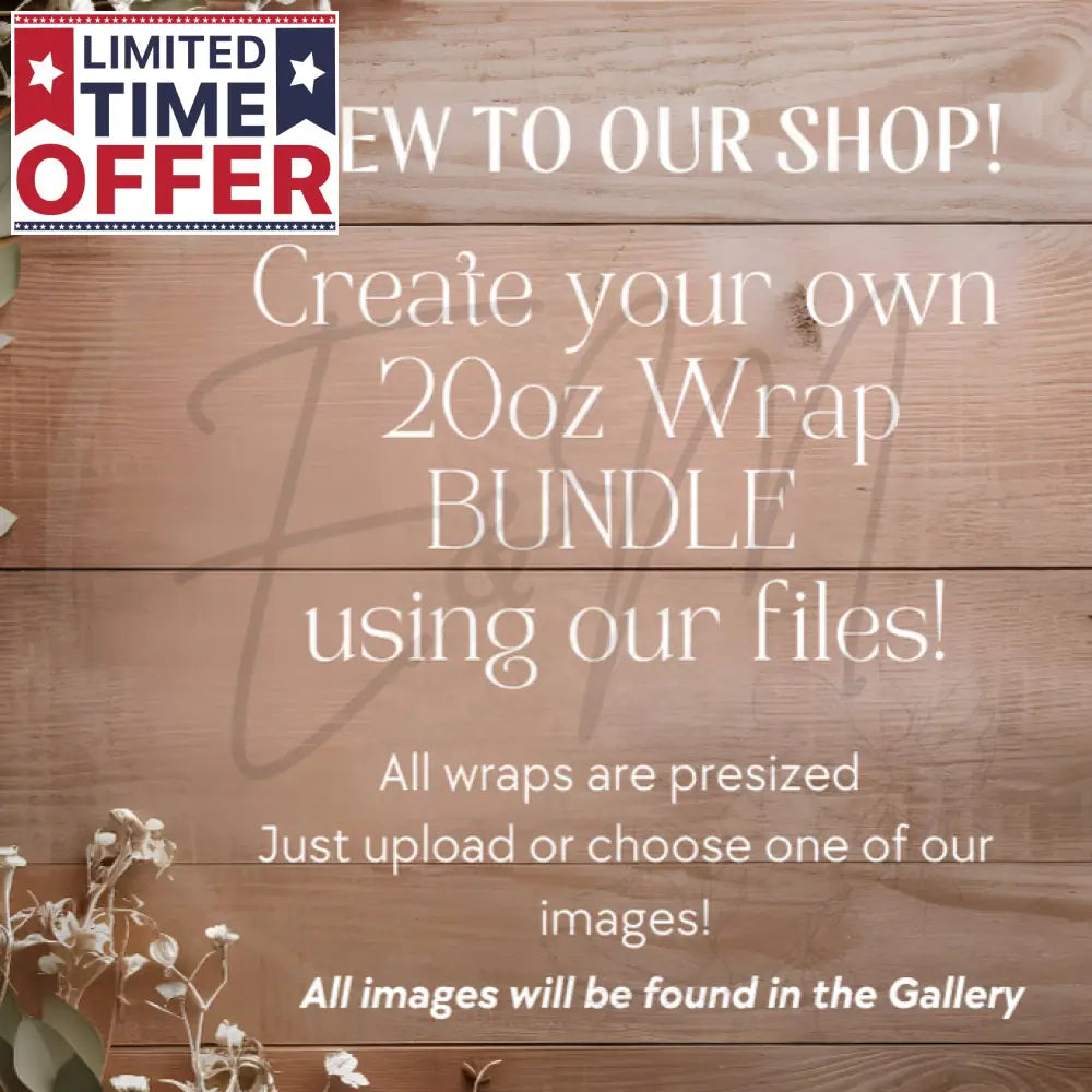 "BUILD A BUNDLE (20 oz Glass Can wraps) Wholesale – Evergreen & Magnolia