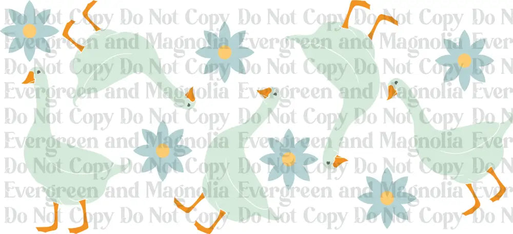 90's goose print – Evergreen & Magnolia