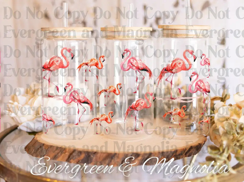 Flamingo 40oztop – Evergreen & Magnolia