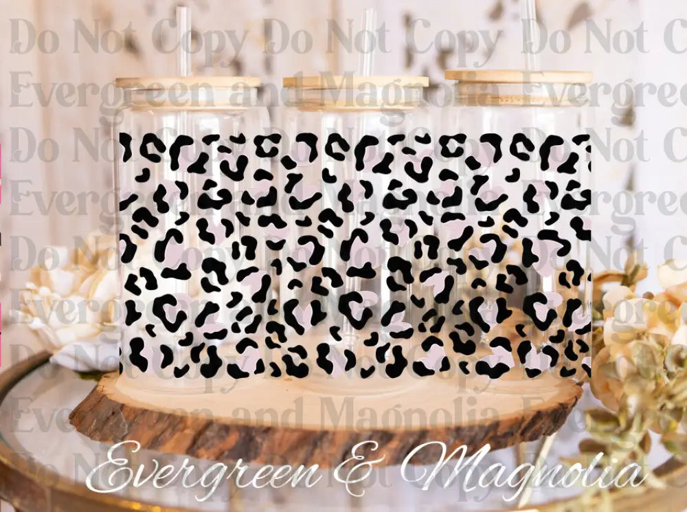 Leopard heart tan – Evergreen & Magnolia