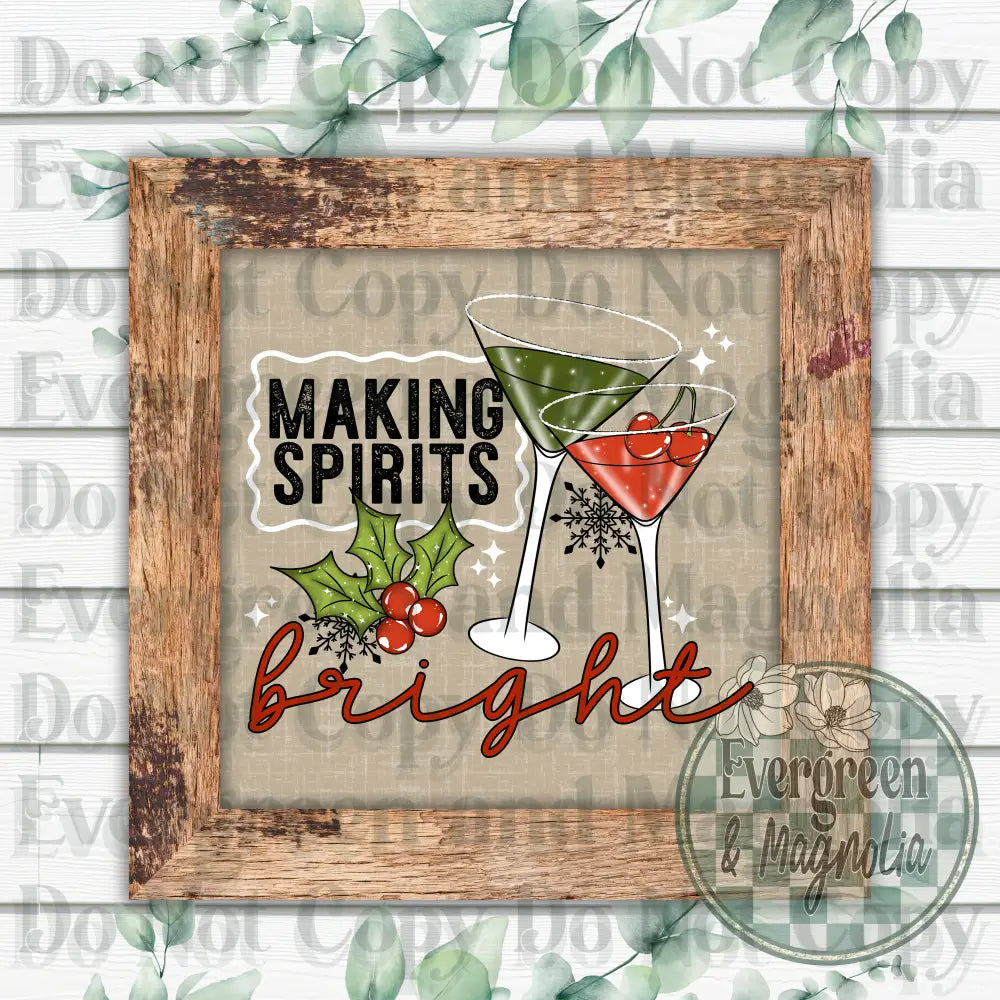Making Spirits Bright – Evergreen & Magnolia