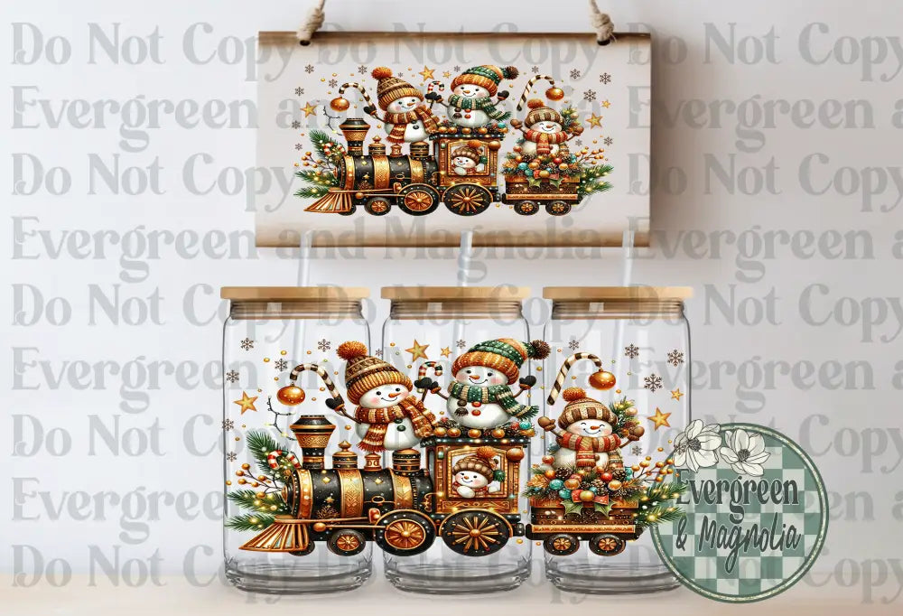 Snowman Train – Evergreen & Magnolia