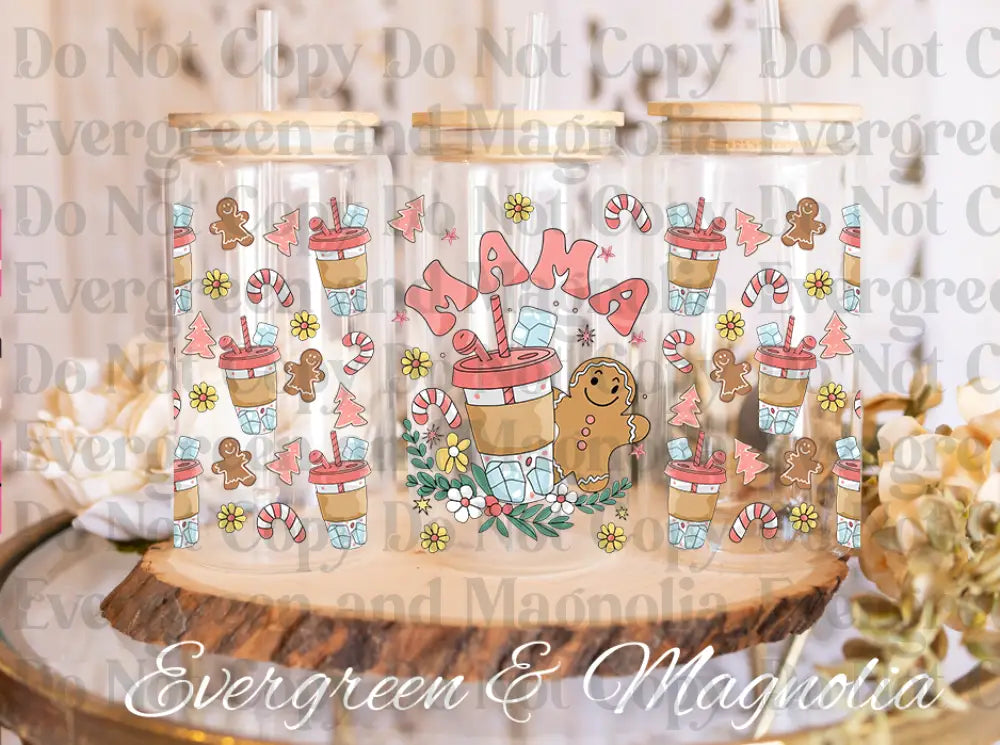 mama glass can – Evergreen & Magnolia